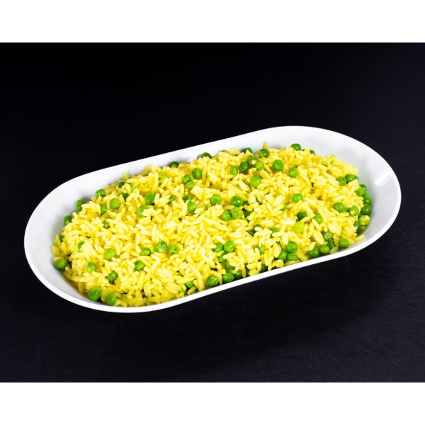 Orez basmati cu curry și mazăre