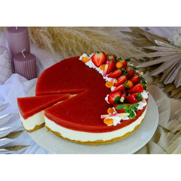 Cheesecake cu capsuni